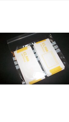 200x £50 POLYMER NOTES UK Currency Bank Note Money Bands - £2500 In £50 ...
