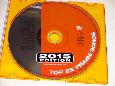 CD Maranatha:Top 25 Praise Songs 2015 Disc One 13 Songs (2015 ...