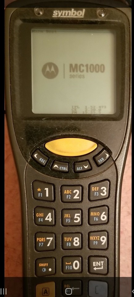 Symbol Motorola Barcode Scanner MC1000, Windows CE5, 1D scanner, with ...