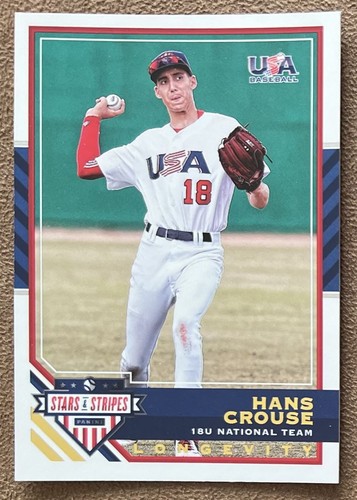 2017 Panini Stars & Stripes Longevity Hans Crouse Rookie #29 Team USA ...