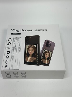 PT001 Magnetic iPhone Vlog Selfie Monitor Screen Projection Phone Rear ...