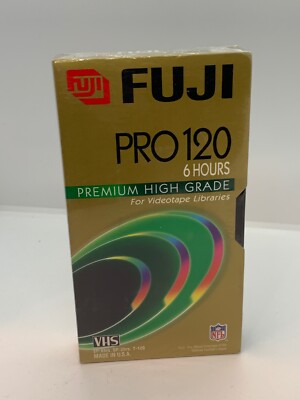 Fujifilm Pro 120 6 hour Premium high grade VHS Tapes New And Sealed | eBay
