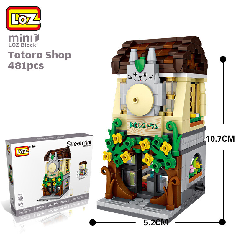LOZ Mini Blocks Sets Food Street View Building Blocks Micro Bricks with ...