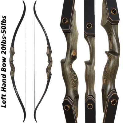 60" Archery Left Handed Takedown Recurve Bow for Adult Hunting&Target ...