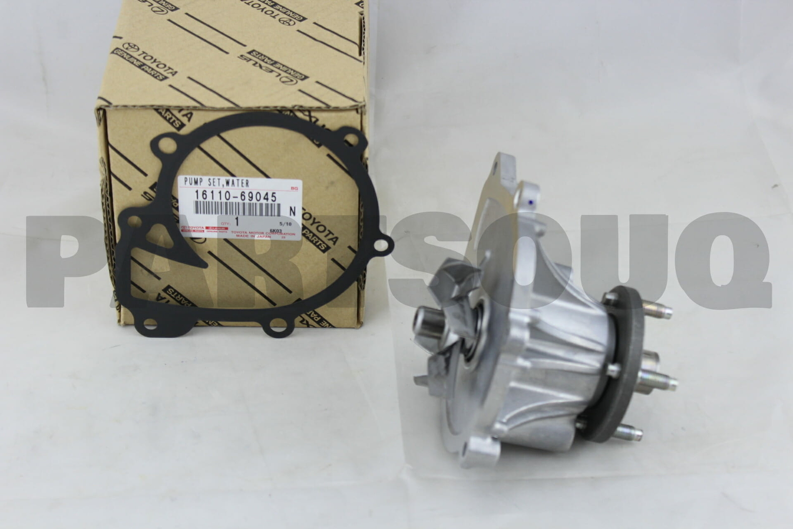 1611069045 Genuine Toyota PUMP ASSY, WATER, W/O COVER 16110-69045 | eBay