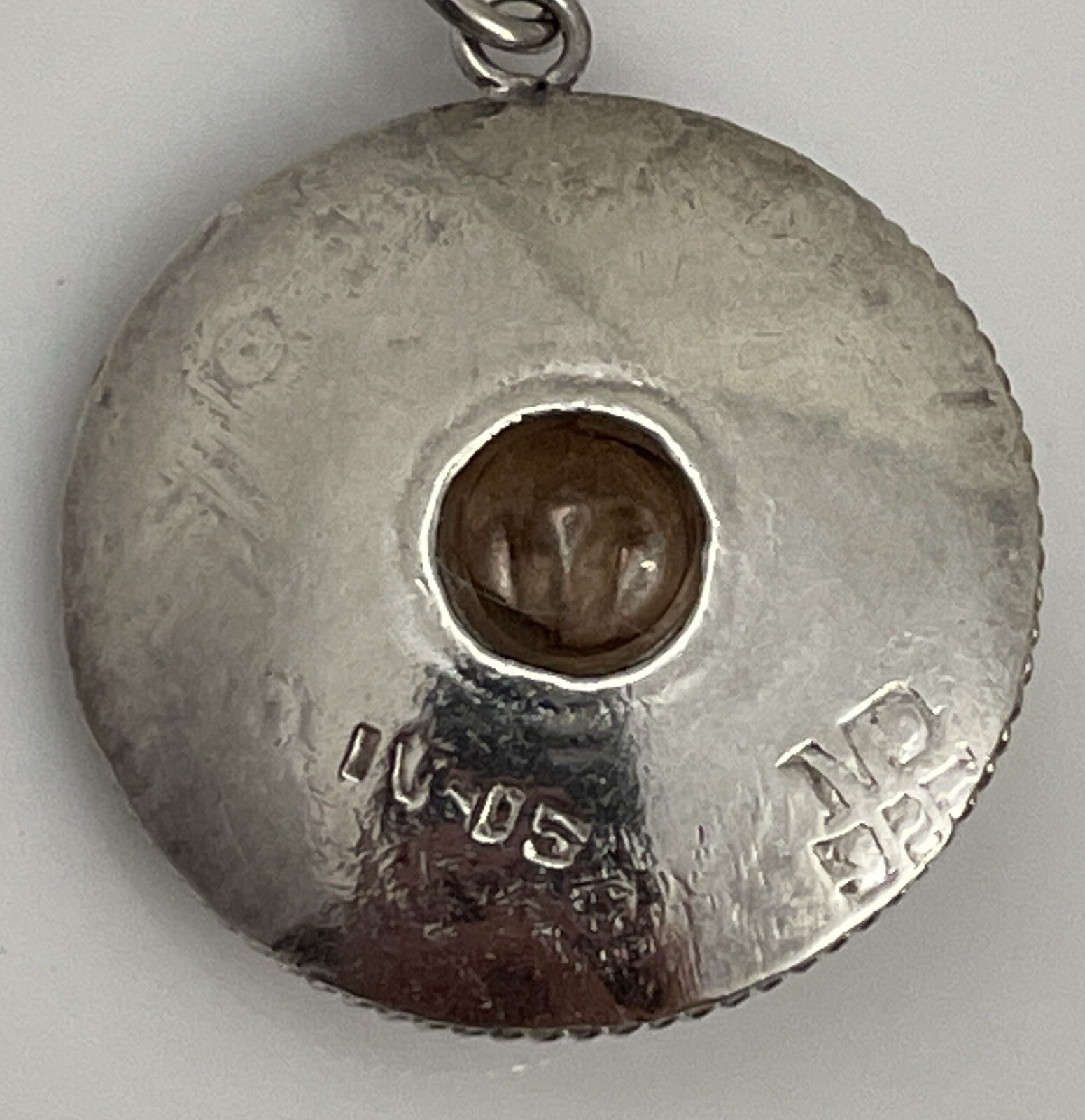 925 Sterling Silver Mexico sombrero hat Necklace 20” - Gem