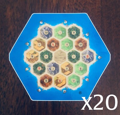 Catan (Game Decal Sticker x20) Official Extra/Replacement Piece From ...