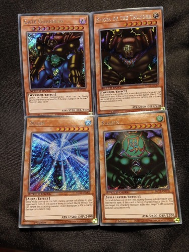 Gate Guardian Set 1st Edition - Secret Rare Holo Foil Yugioh Cards NM/M ...