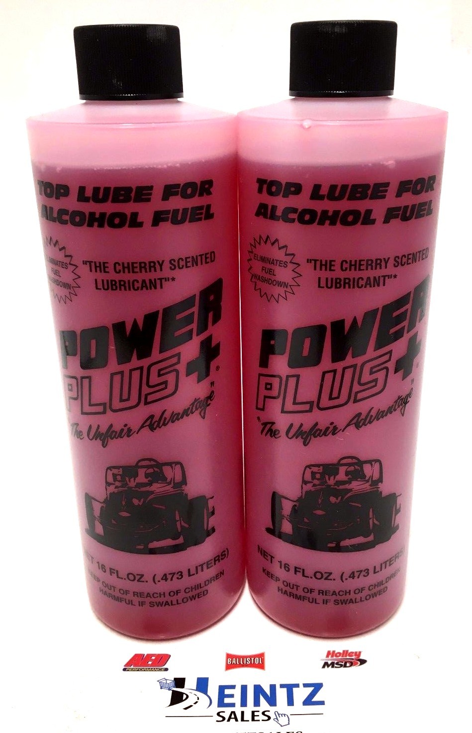 Power Plus Lubricants 2 PACK Fuel Additive Alcohol Top Lube Cherry ...