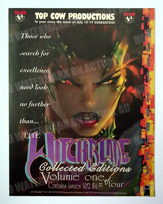 Witchblade Image Comics 1996 Trade Print Magazine Ad Poster ADVERT | eBay