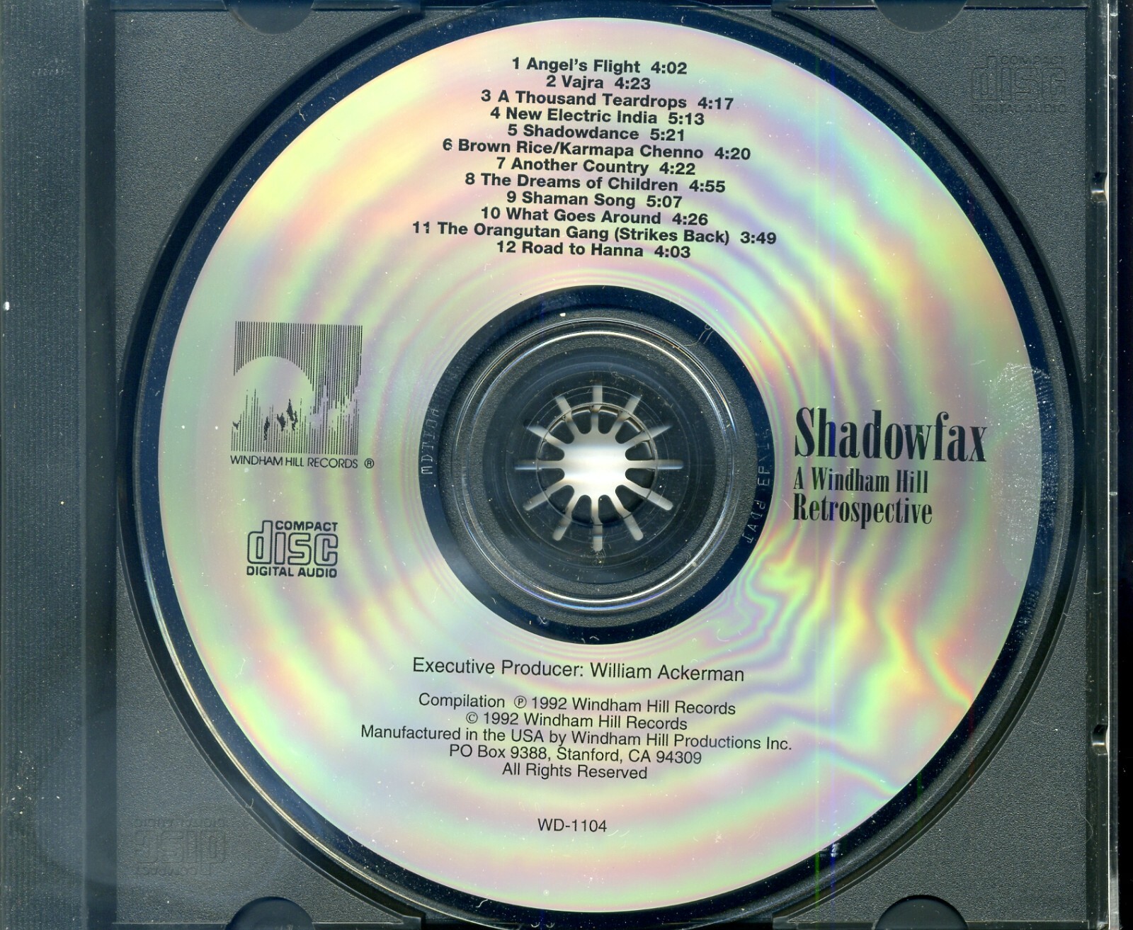 Shadowfax - A Windham Hill Retrospective - CD - 1992 - 12 Tracks | eBay