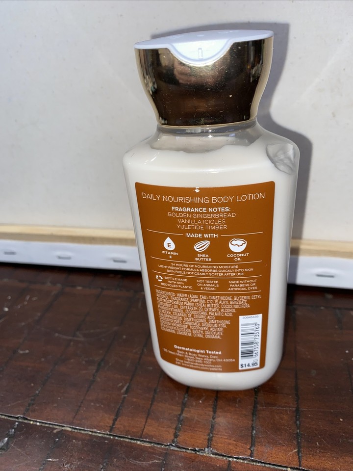 Bath & Body Works Jolly Gingerbread Village 8 oz Daily Nourishing Body ...