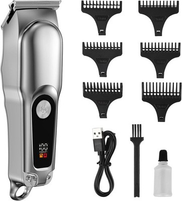 Professional Hair Cut Machine Barber Salon Cutting Trimmer Clipper Kit ...