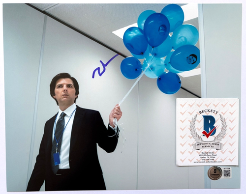 ADAM SCOTT SIGNED SEVERANCE 8X10 PHOTO MARK SCOUT PARKS REC ACTOR APPLE ...