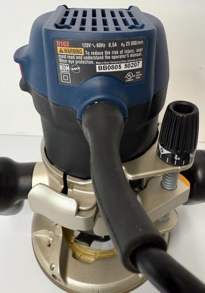 RYOBI Fixed Base Router R163 Double Insulated Wood Cutting Power Tool ...