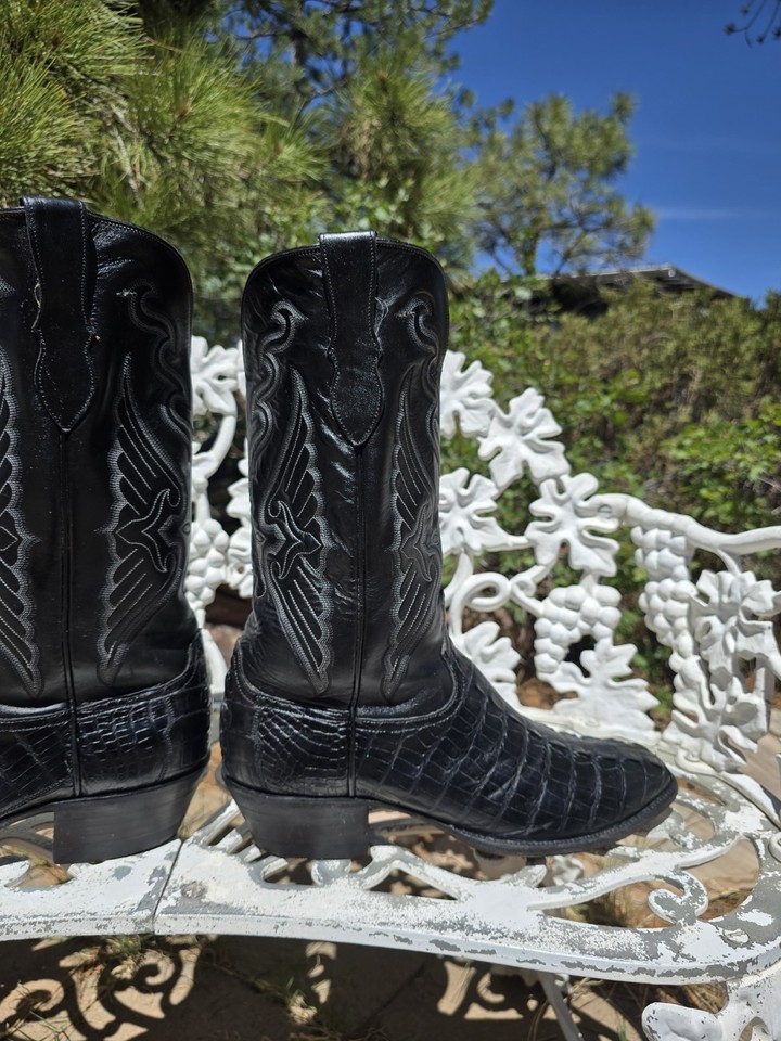 10.5D RODNEY AMMONS GIANT 🔥 ALLIGATOR 🔥 TAIL VTG CUSTOM COWBOY WESTERN ...