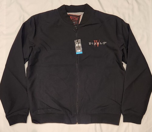Blizzard Diablo IV Bomber Jacket Men's XL Black | eBay