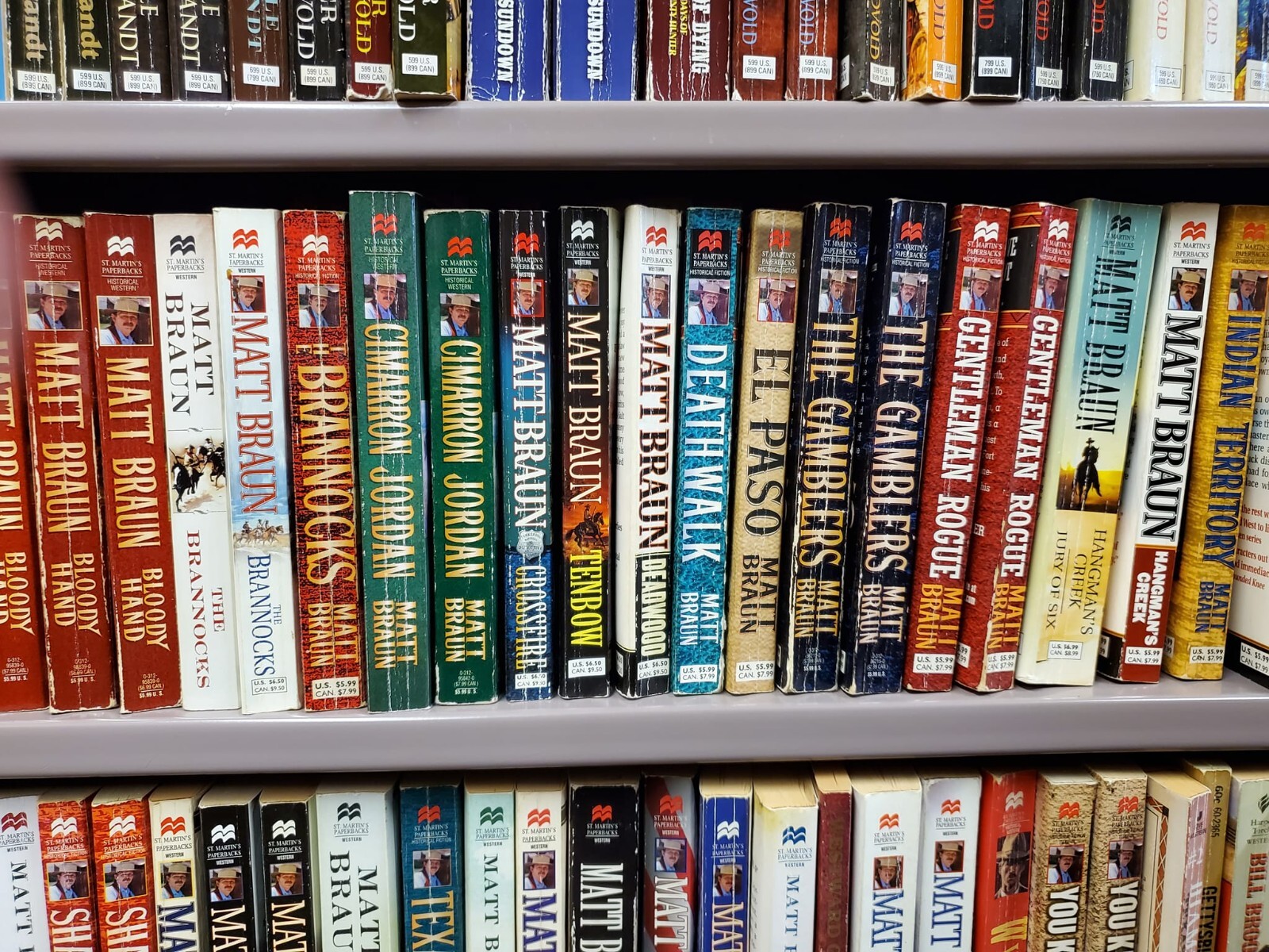 20 Western Novels Mass Market Paperback Books Various Authors or Pick ...