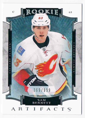 2015-16 ARTIFACTS ROOKIE SAM BENNETT ROOKIE 369/999 CALGARY FLAMES #170 ...