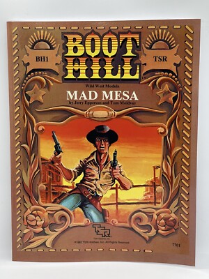 BH1 - Boot Hill - Mad Mesa - TSR 7701 - PBR | eBay