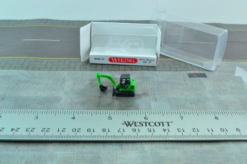 Wiking 094608 Mini Bagger Construction Excavator HR-18 Green 1:160 N ...