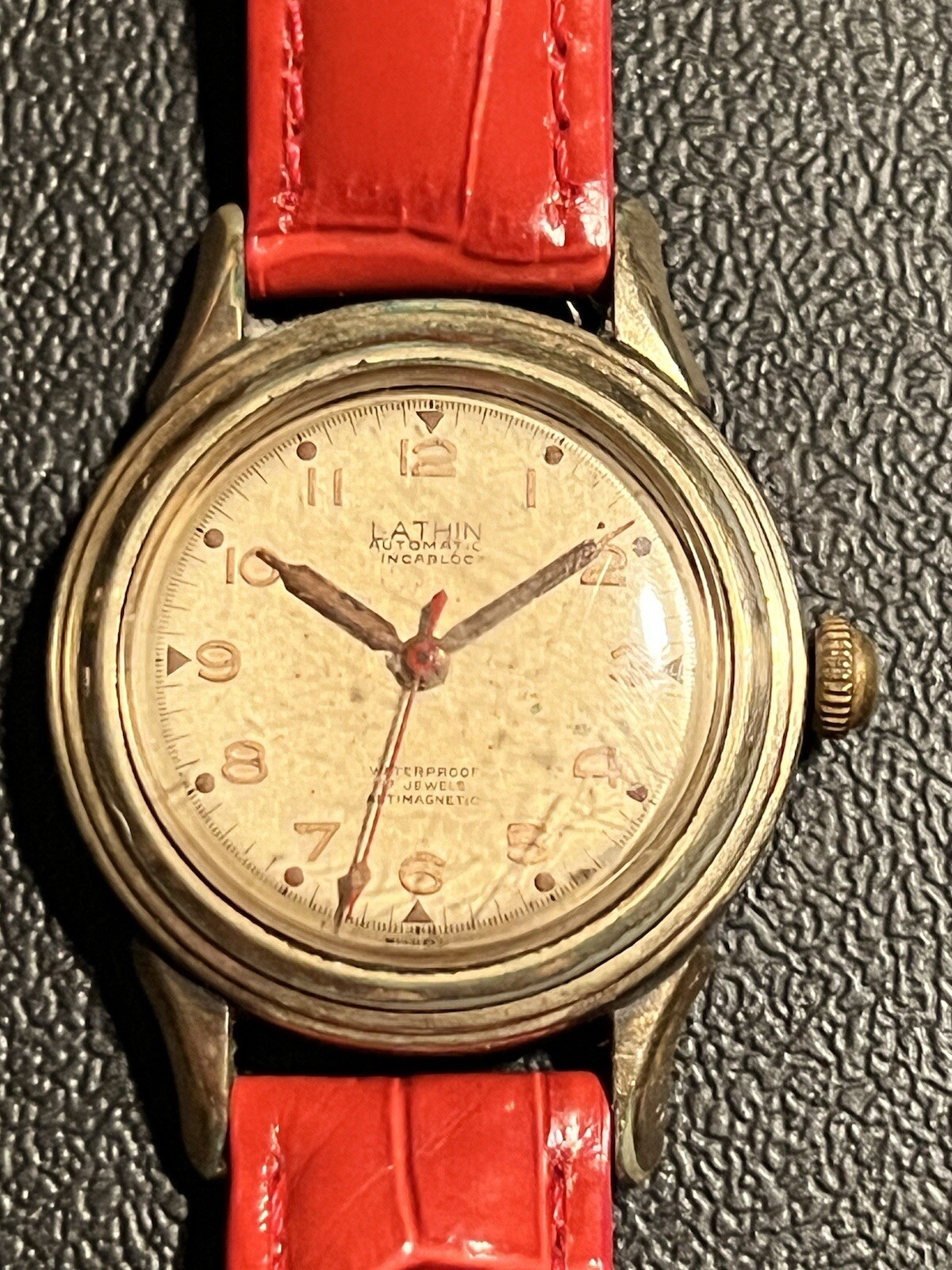 Vintage Lathin 17 Jewels Swiss Waterproof Wrist Watch Runs Fun Vintage ...