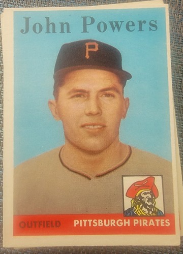 Set Break 1958 Topps Baseball #432 John Powers - EX Pittsburgh Pirates ...