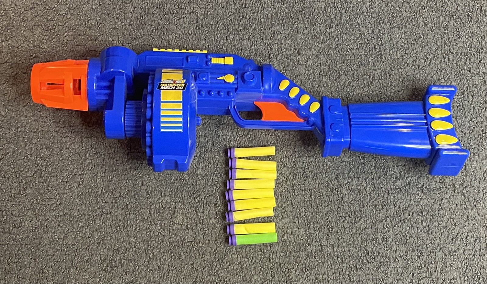 Buzz Bee Toys Air Warriors Motorized Mech 20 Blaster Dart Gun Toy | eBay