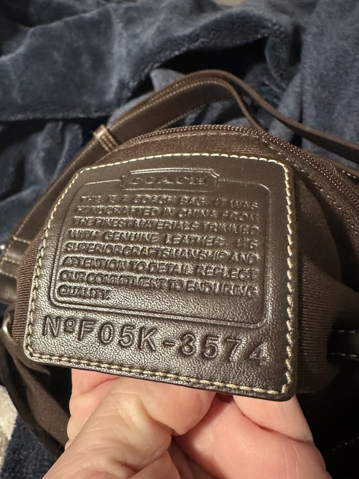 COACH Vintage Soho Signature x Suede Belt Clasp Shoulder Bag, Authentic ...