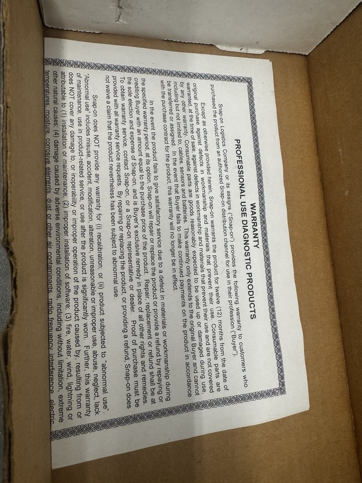 Snap On Pass Thru Pro III SAE Compliant Programming Interface | eBay