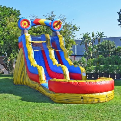 JumpOrange 15’ FT Target Water Slide Commercial Grade Inflatable with ...