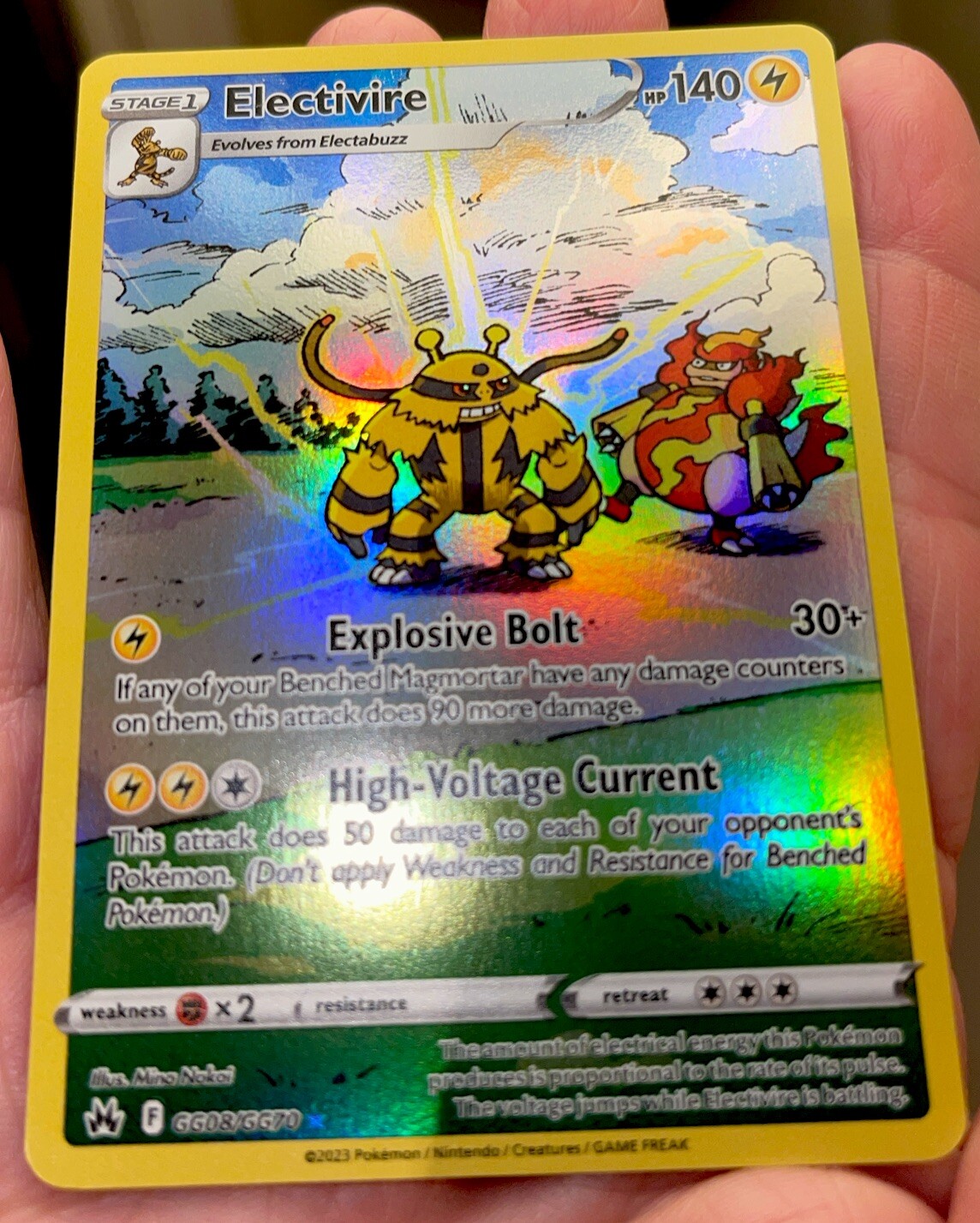Electivire GG08 Current Market Value | Crown Zenith