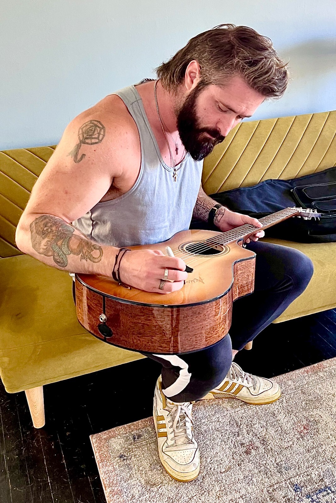 Andrew Wells Signed Breedlove Signature Concert Copper CE Eidola Dance ...