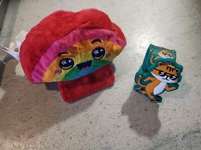 Smiggle Plush Changing Raimbow To Cloud And Snap Band Bracelet Bundle ...