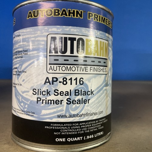 Autobahn Slick Seal BLACK 1K Primer Sealer Qt AP-8116 Ready to Spray ...