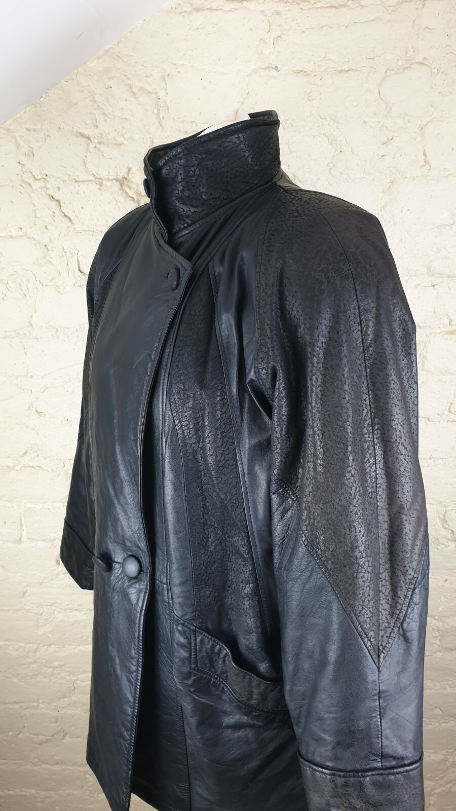 vintage NORMA MODELL 80's Style Ladies Oversized Leat… - Gem