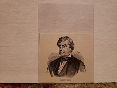 Judge Joseph Holt 1893 Harper's Weekly Woodcut RARE! | eBay