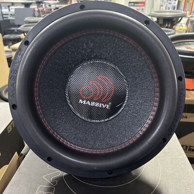 Massive SUMMOXL124 12 in Dual 4 ohm 3 in. v.c 1500 RMS / 3000w Max. | eBay