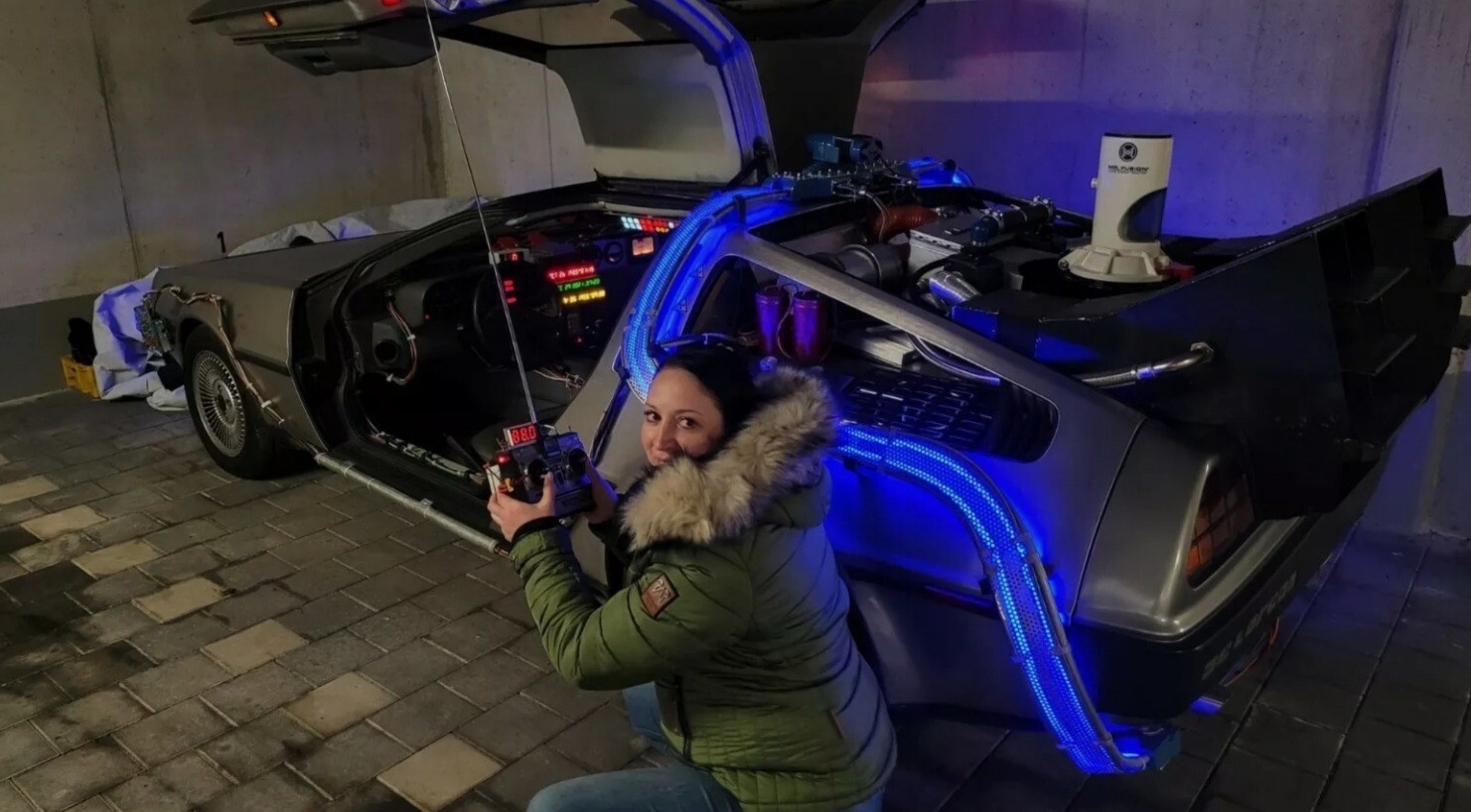 Back to the Future Doc Brown Remote Movie Prop / Cosplay Delorean ...