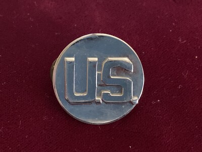 Original US Army Enlisted Men's U.S. Collar Disc Clutch Back Pin | eBay
