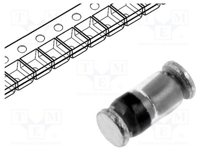 Diode : Zener SOD80C Rouleau, B SMD 0,4/0,5W 9,1V Ifmax : 250mA BZV55 ...
