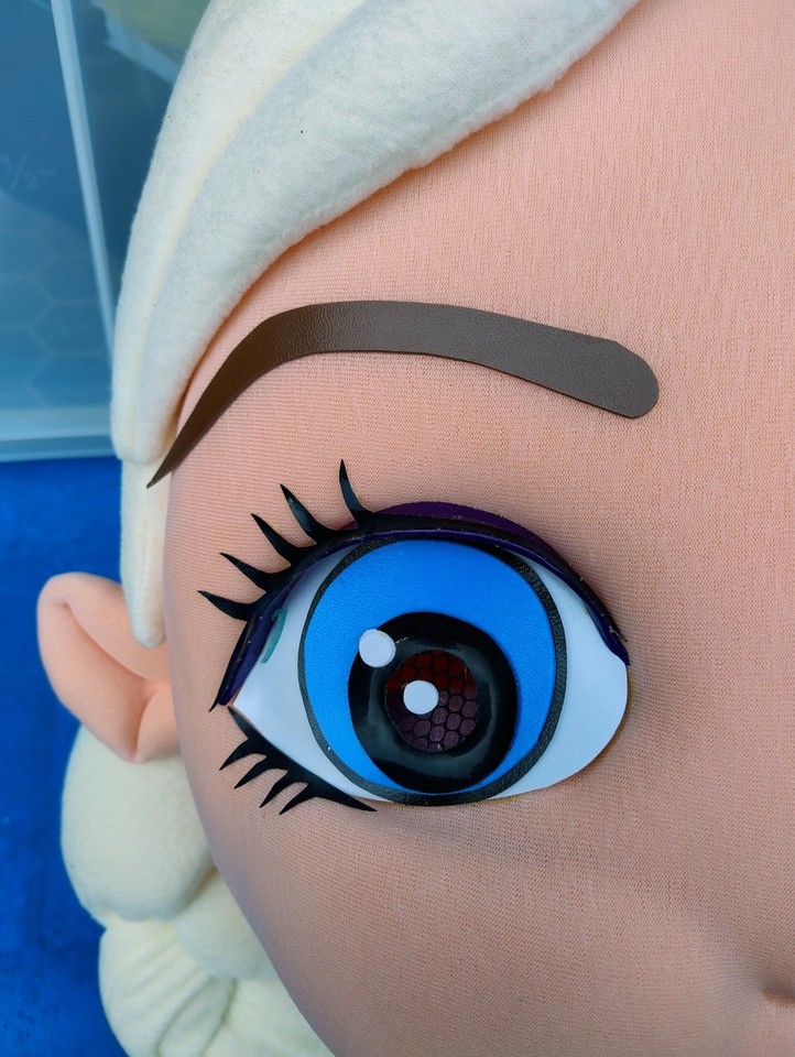 FROZEN elsa AND anna mascot costume for party carnival adult fancy ...