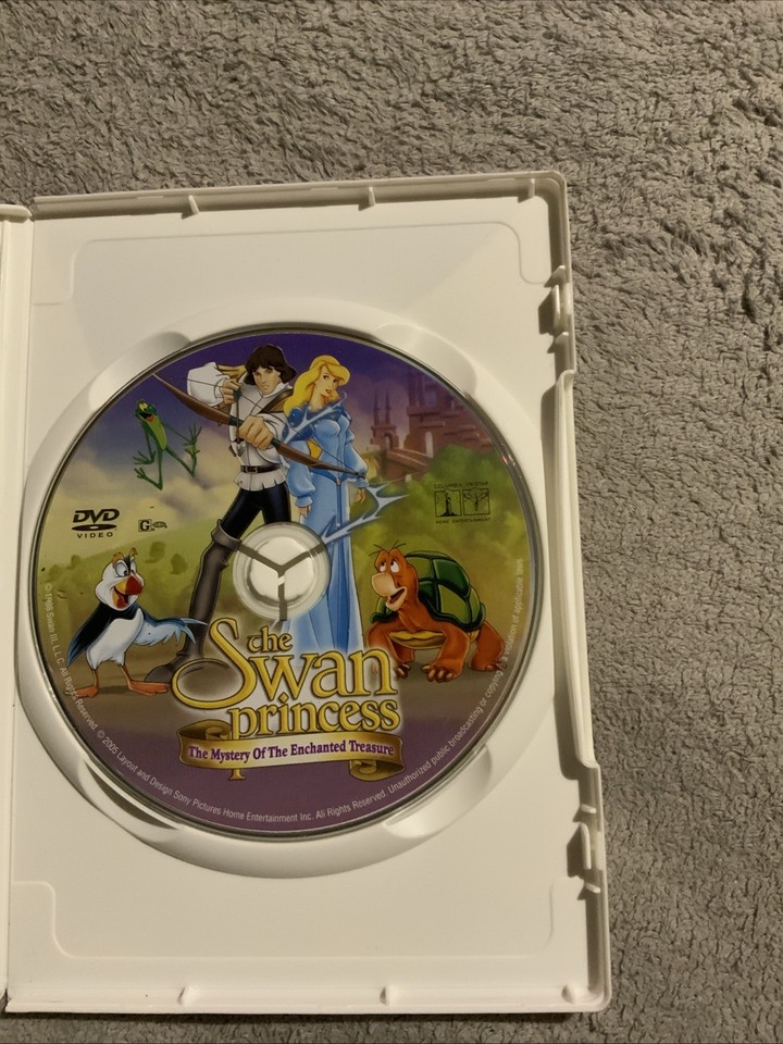 The Swan Princess The Mystery of the Enchanted Treasure (DVD, 1998 ...