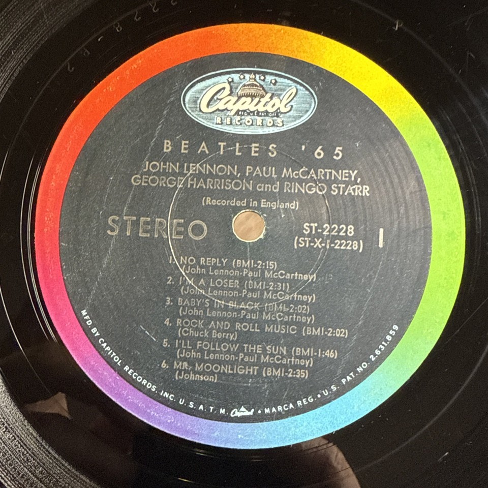 The Beatles - Beatles 65 - 1965 US Stereo 1st Press Album (VG+) | eBay