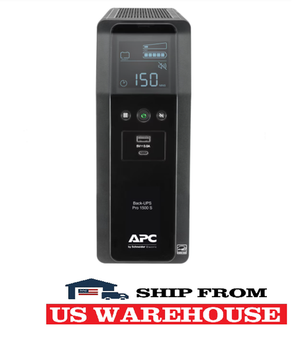 AP͛C Sine Wave UPS Battery Backup & Surge Protector, 1500VA, APC Back ...