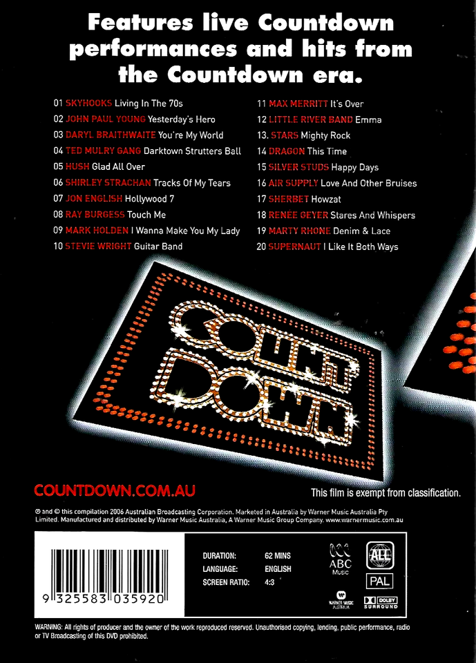 The Countdown Collection : Legends The Early Years : Region All | eBay ...