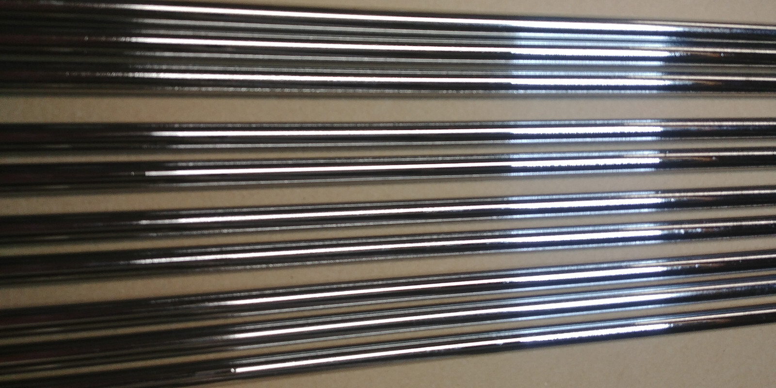 10 x Rundstahl verchromt Rundstab Stahl Stabstahl Rundprofil Rundeisen ...