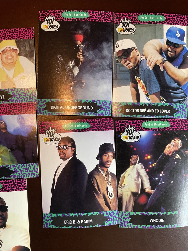 1991 ProSet MusiCards YO! MTV RAPS - Card Lot of 11 Cards | eBay