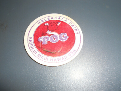 MAUI 80s Vintage POG 500 Roll Haleakala Dairy Milk Covers Sealed from ...