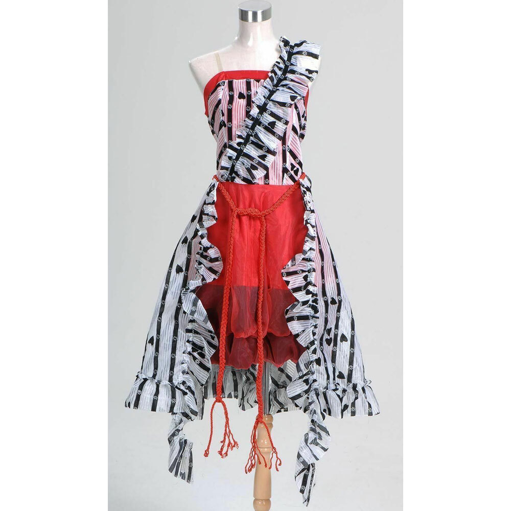 Alice In Wonderland Alice Red Court Um Dress Cosplay for Fancy Dress ...